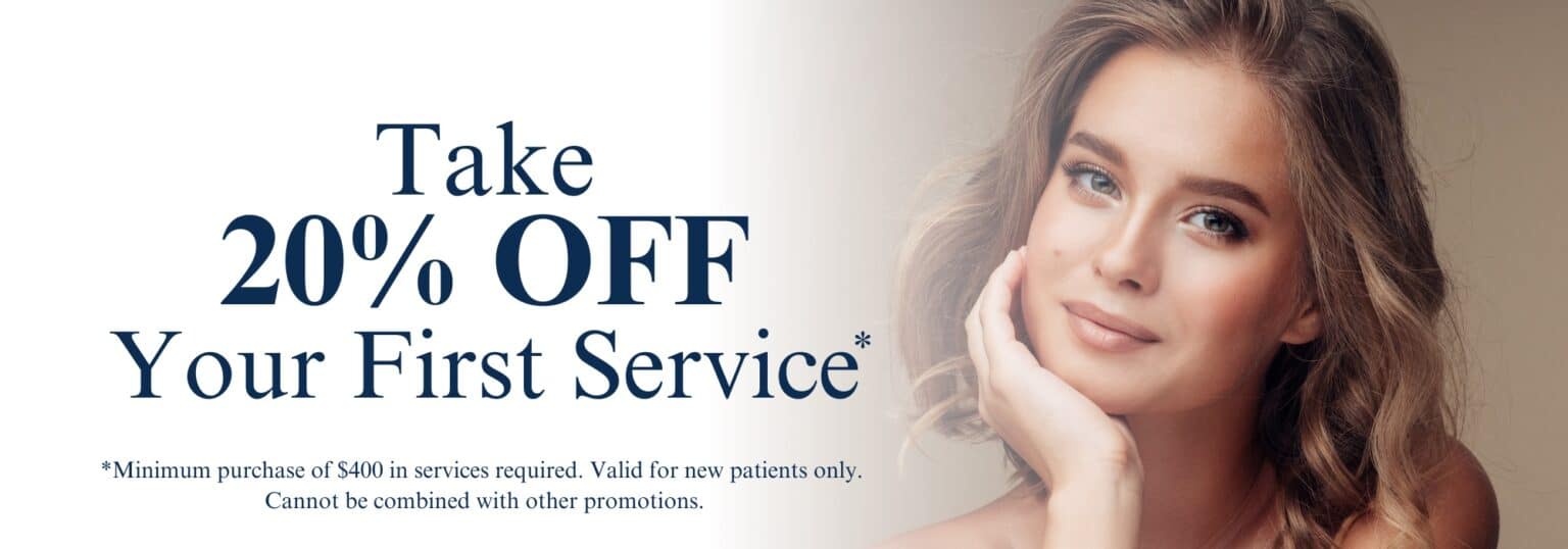 Take 20% OFF Your First Service - Lasky Skin Center